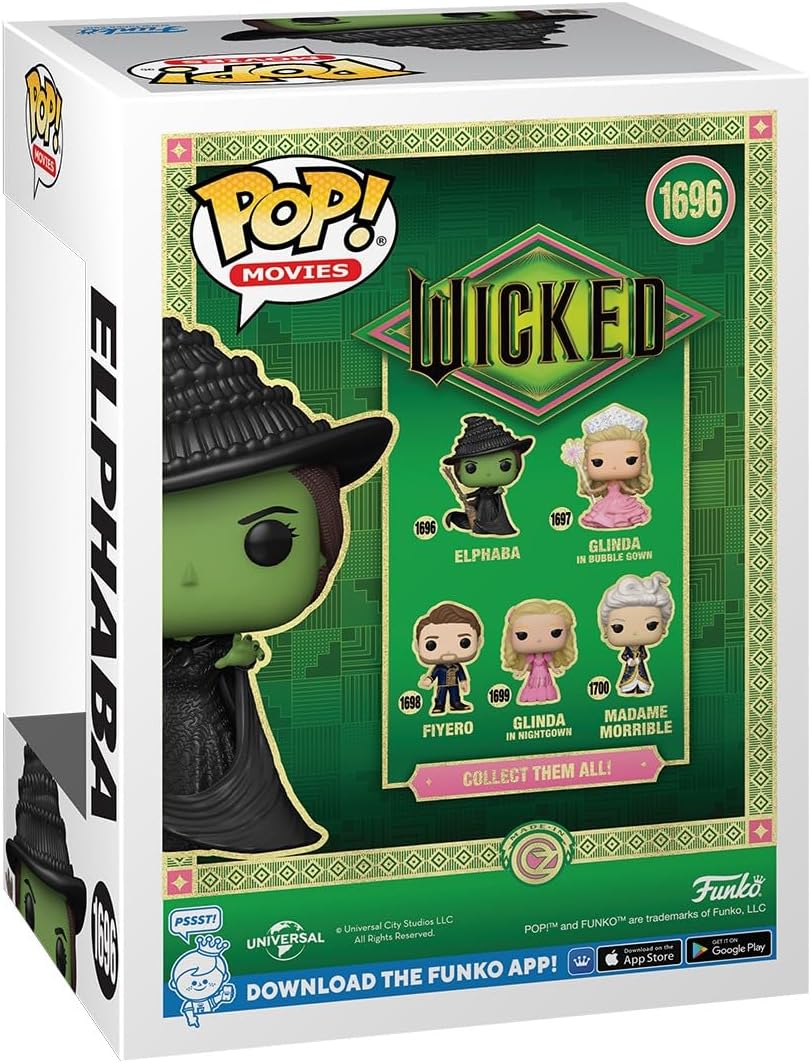 Wicked Part 1 ELPHABA Funko Pop! Movies Vinyl Figure 1696 – darskee ...