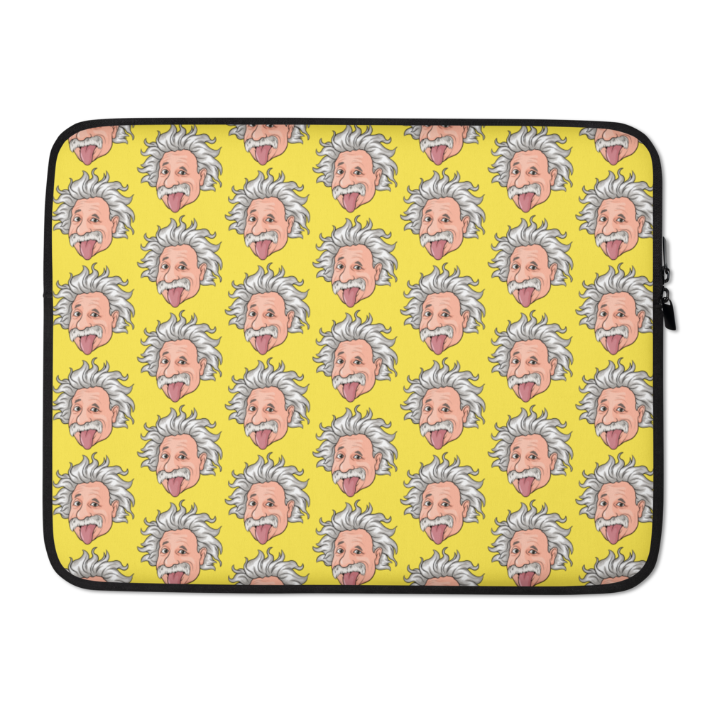 Yellow Einstein Laptop Sleeve – darskee Gifts and Things