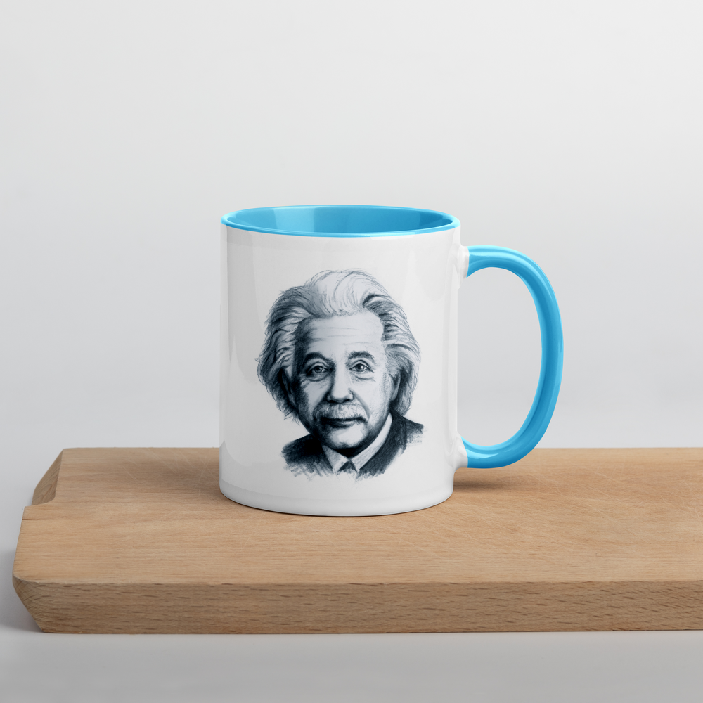Einstein Mug with Color Inside – darskee Gifts and Things
